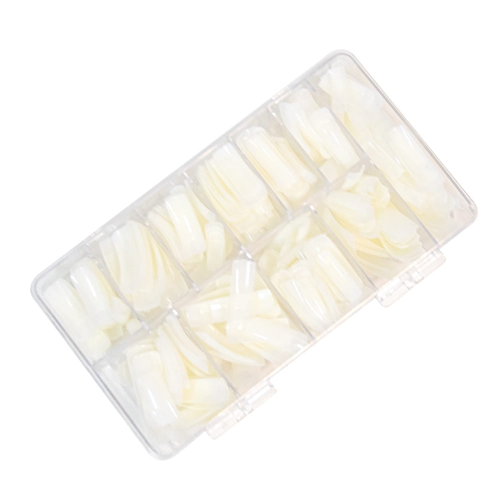Set 500 tips-uri unghii Allepaznokcie, Alb - eMAG.ro