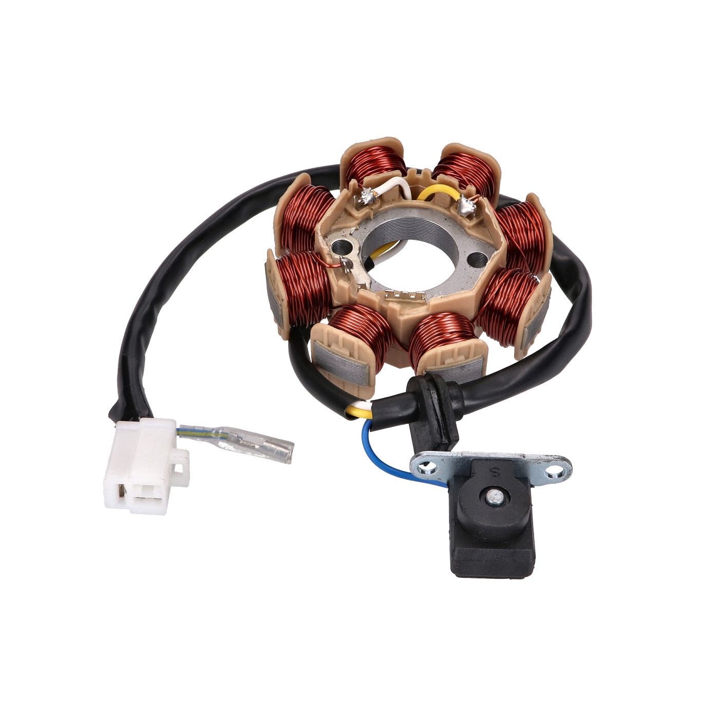 Stator alternator, Motomotors, 50 cc, Pentru GY6 Euro4 / Peugeot / SYM ...