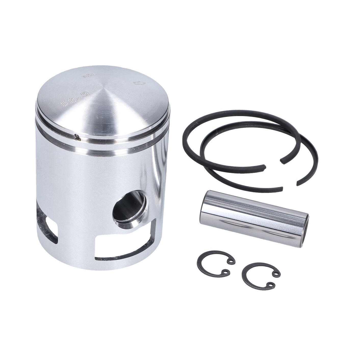 Set piston, Meteor, 52.5mm, Pentru pistoane Vespa PX125/PX125E/Lusso ...