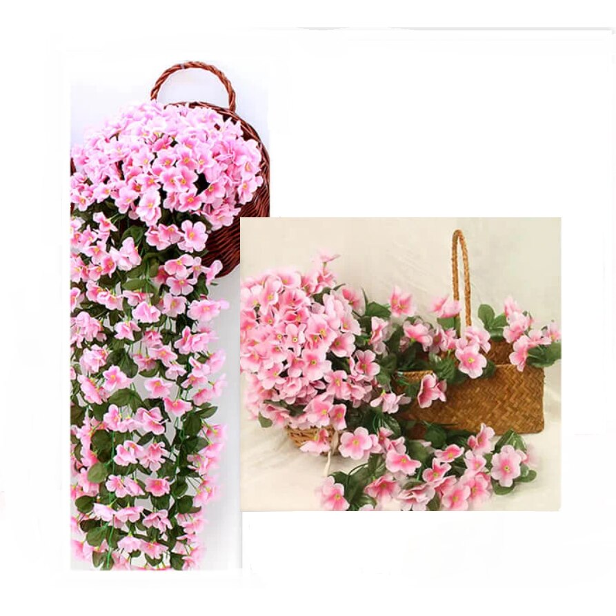 Set 3 plante artificiale Rozallé roz pentru utilizare in interior ...