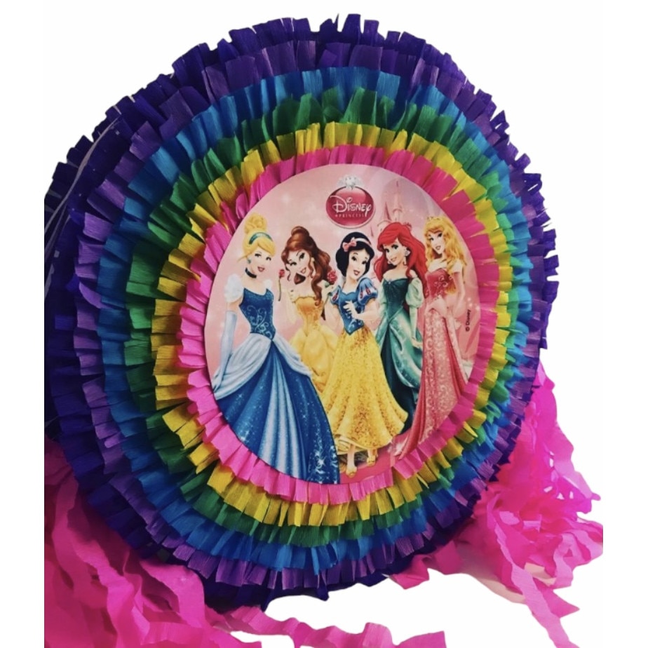 Pinata petreceri tambur printese 35 cm diametru, bata, confetti si 12 ...
