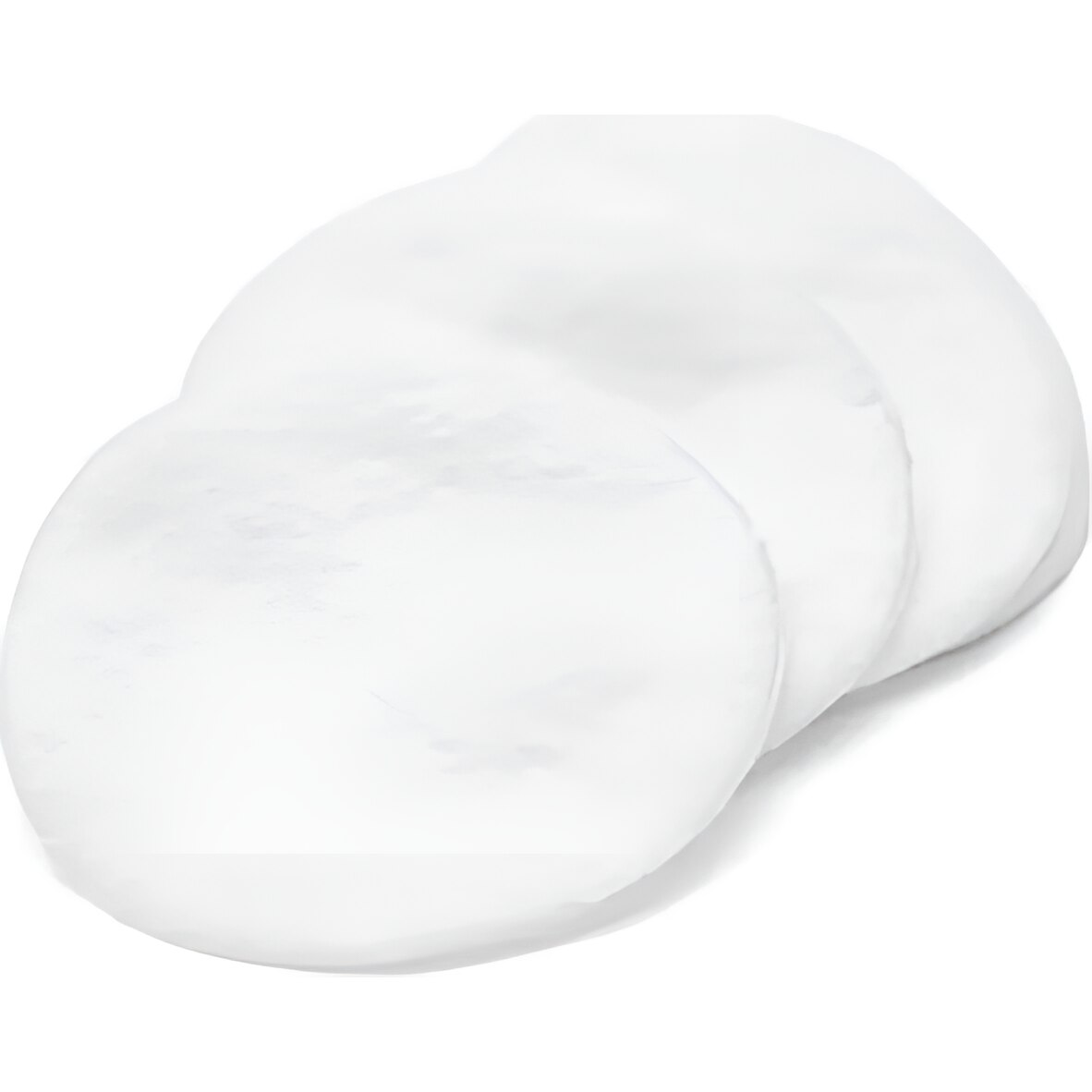 Dischete demachiante din bumbac alb natural "Cotton & White", punga cu ...