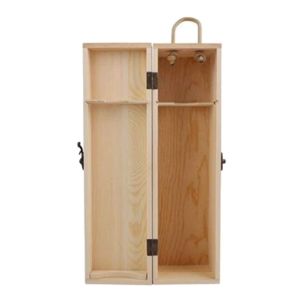 Cutie de vin, Simpla, Lemn, 35x10x10cm, CTVS010 - eMAG.ro