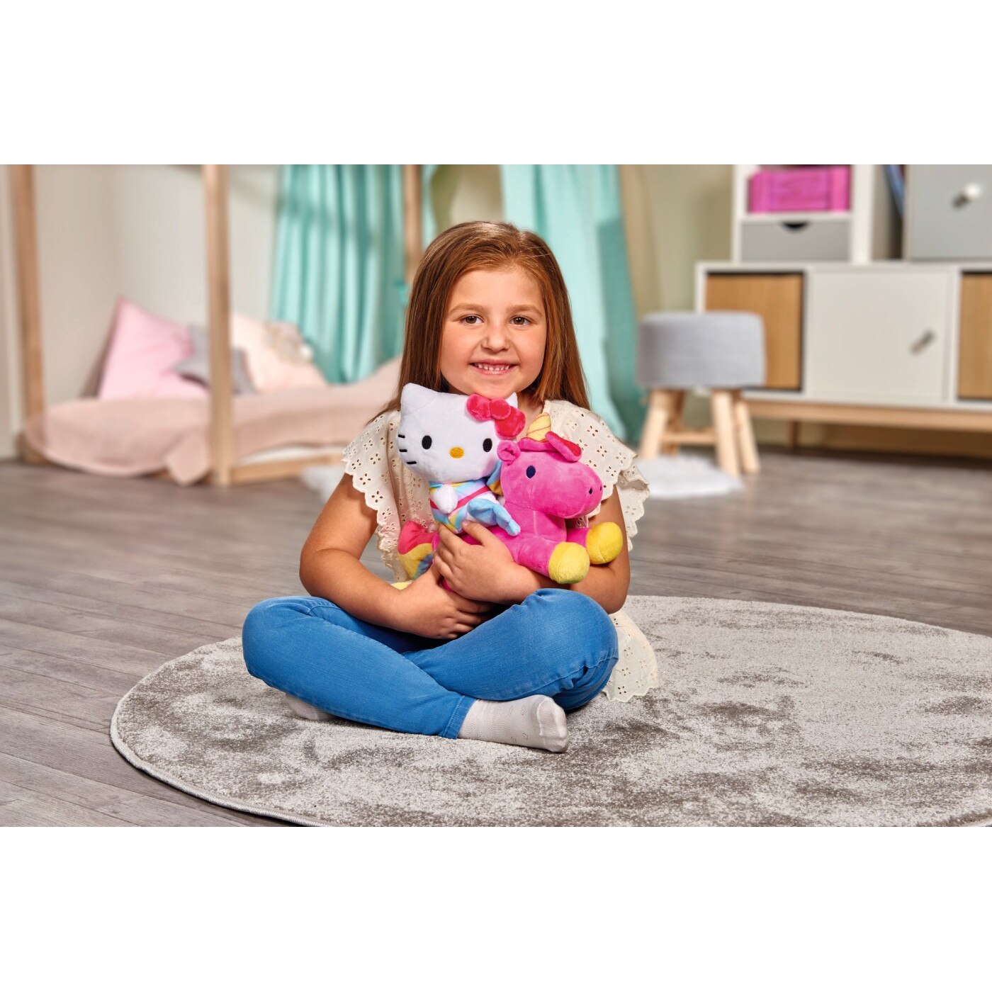 Hello Kitty Plus Pe Unicorn 25Cm - eMAG.ro