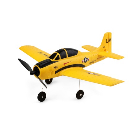 Avion RC cu telecomanda T28 Troian, Gyroscop care stabilizeaza zborul ...