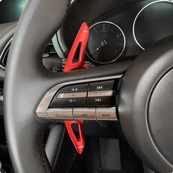 Set 2 padele rosu volan pentru Mazda, Shift Paddle Mazda 3 CX30 CX-30 ...