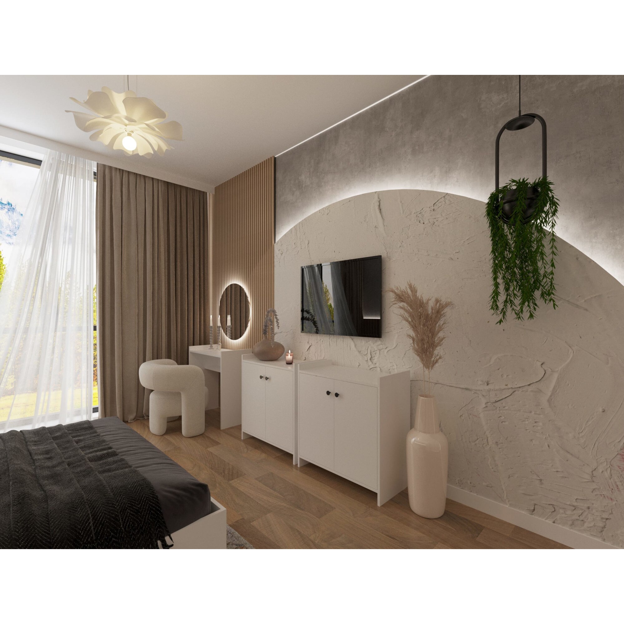 Comoda DELIZIA, 80x40x85 cm, PAL 18mm, ALB, by Fichi - eMAG.ro