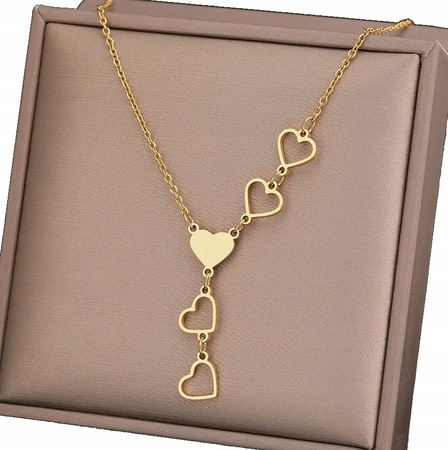 Colier dama, Edibazzar, Inox, Auriu - eMAG.ro