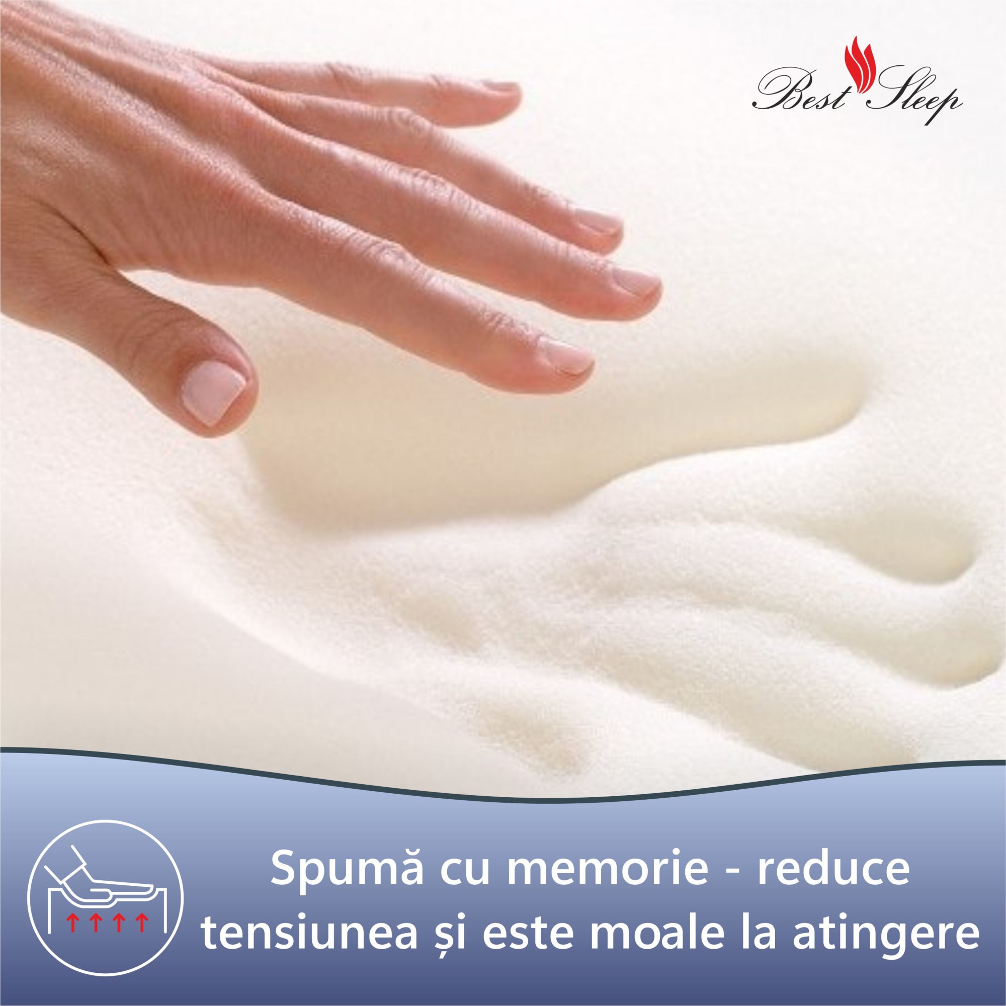 Saltea Ortopedica, Star Moon, Argan Memory, 140x200x30 cm, 26+4, Spuma ...