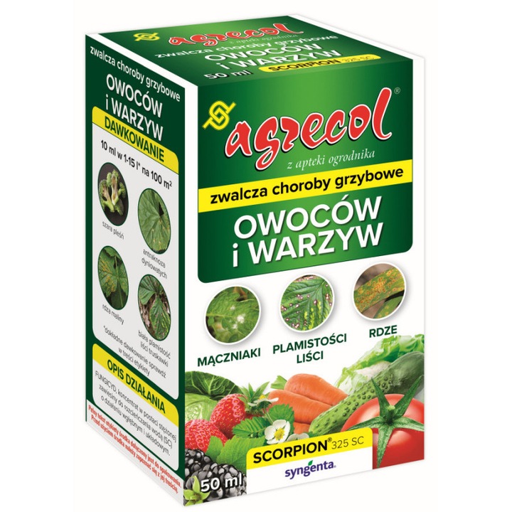 Fungicid pentru legume si fructe, Agrecol, 50 ml - eMAG.ro
