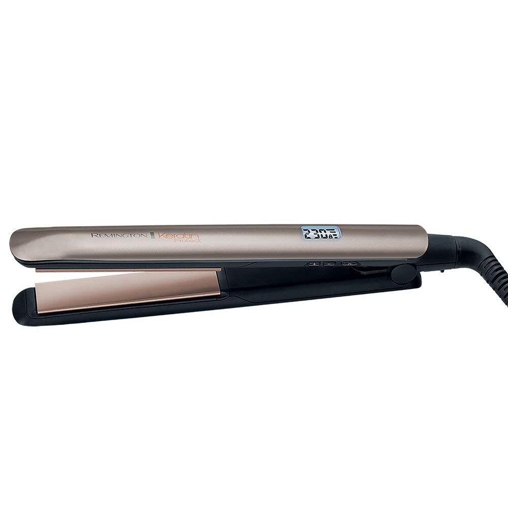 Placa de indreptat parul, Remington, Acoperire ceramica, 9 nivele de ...