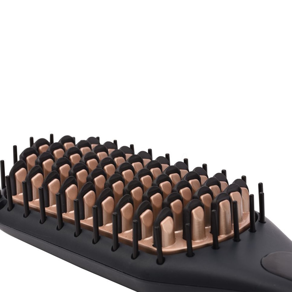 Perie electrica indreptat parul, Remington, 2 in 1, Ceramica, 230°C, 3 ...