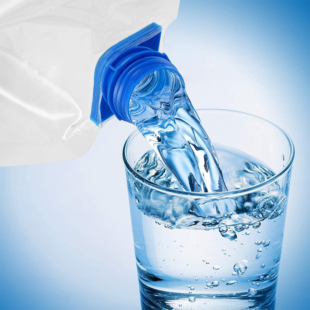 Set 4 recipiente de apa camping, JeiibrZu, PVC, 5 l Albastru ...