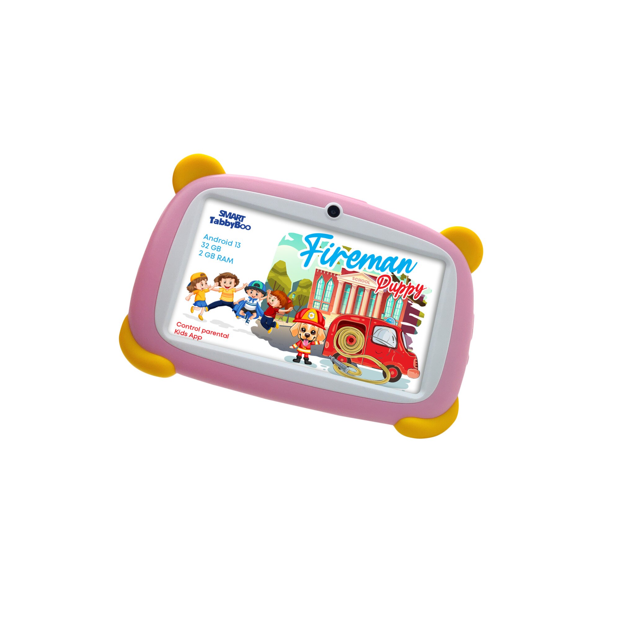 Tableta SMART TabbyBoo Catelus, 32GB, 2GB RAM, Android 13 cu control ...