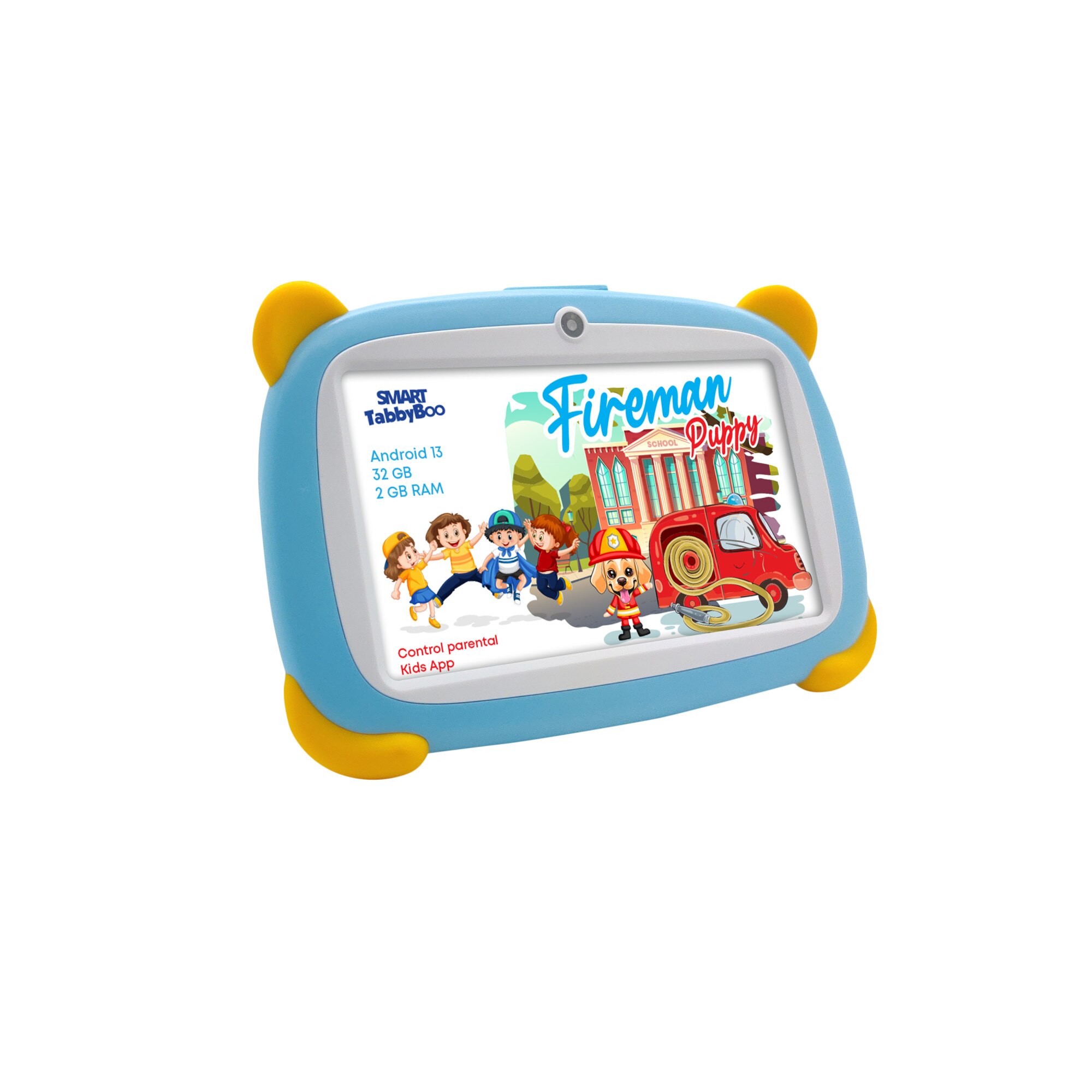Tableta SMART TabbyBoo Catelus, 32GB, 2GB RAM, Android 13 cu control ...