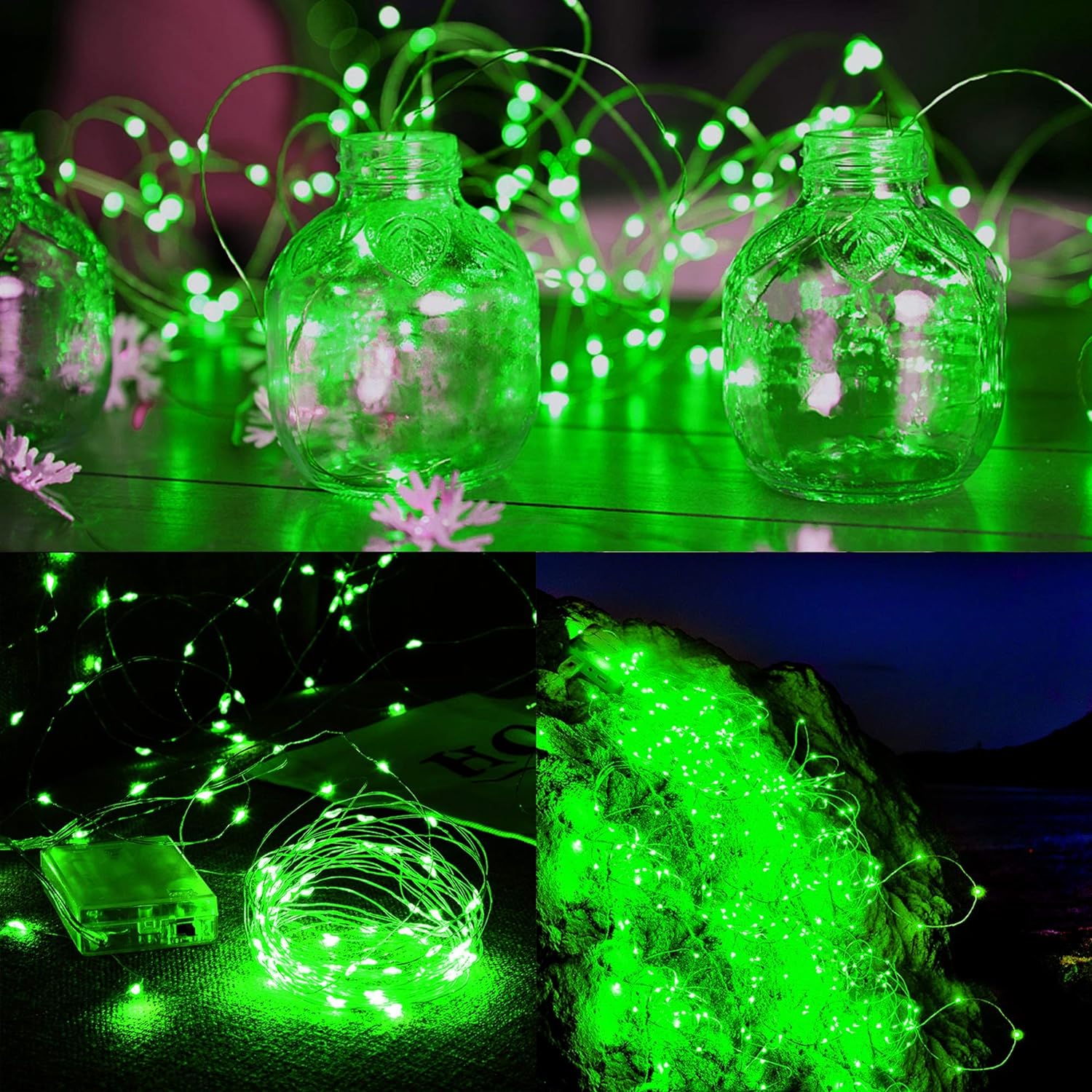 Lumini LED, Sunmostar, alimentare prin USB, verde - eMAG.ro