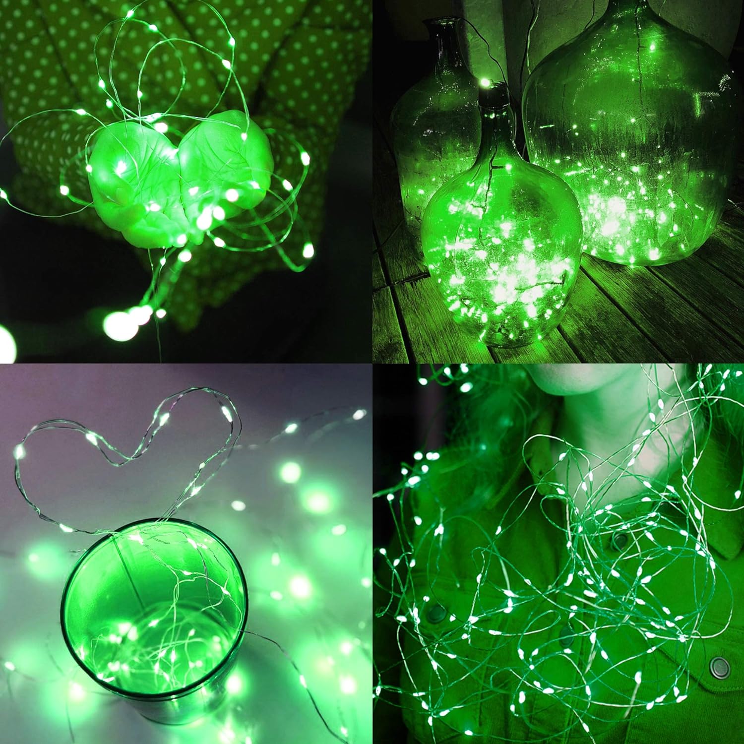 Lumini LED, Sunmostar, alimentare prin USB, verde - eMAG.ro