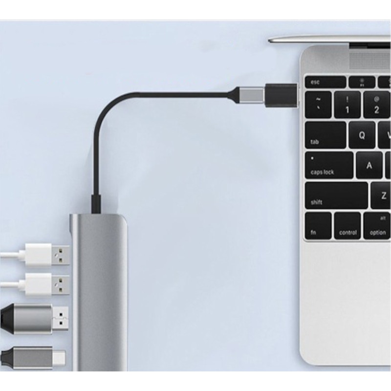 Adaptor USB la USB-C eRDX® – OTG, USB 3.1, 10Gbps, 60W, Compatibil ...