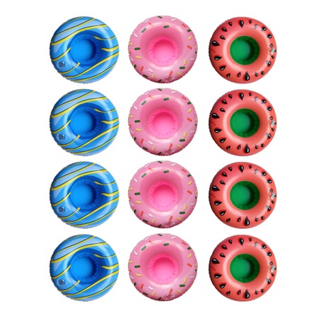 Set suporturi gonflabile pentru bauturi, QttvbTna, PVC durabil, design ...