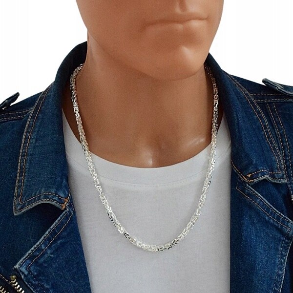 Colier barbati, Amor, Argint 925, Argintiu - eMAG.ro