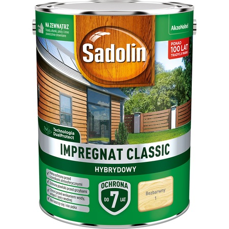 Impregnant pentru lemn, Sadolin, 4.5l, Transparent - eMAG.ro