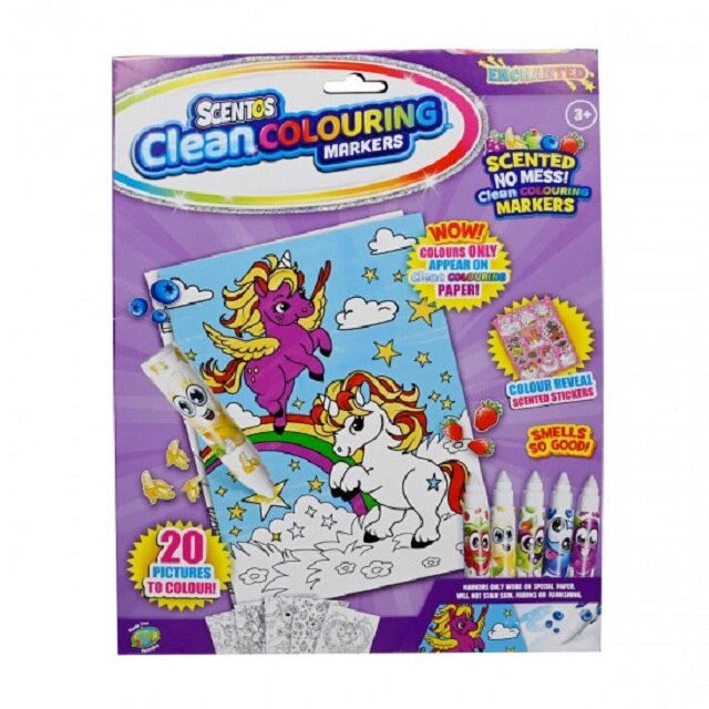 Set pentru creatie cu markere, planse de colorat si autocolante −Lumea ...