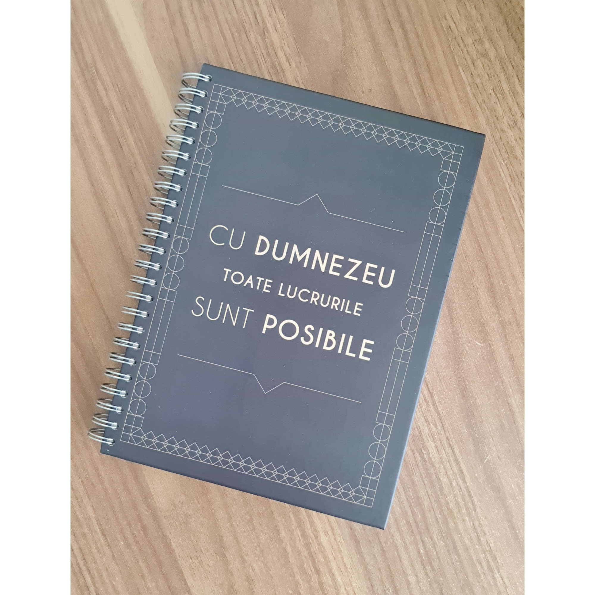 Jurnal cu spirala, Cu Dumnezeu toate lucrurile sunt posibile, Gold ...