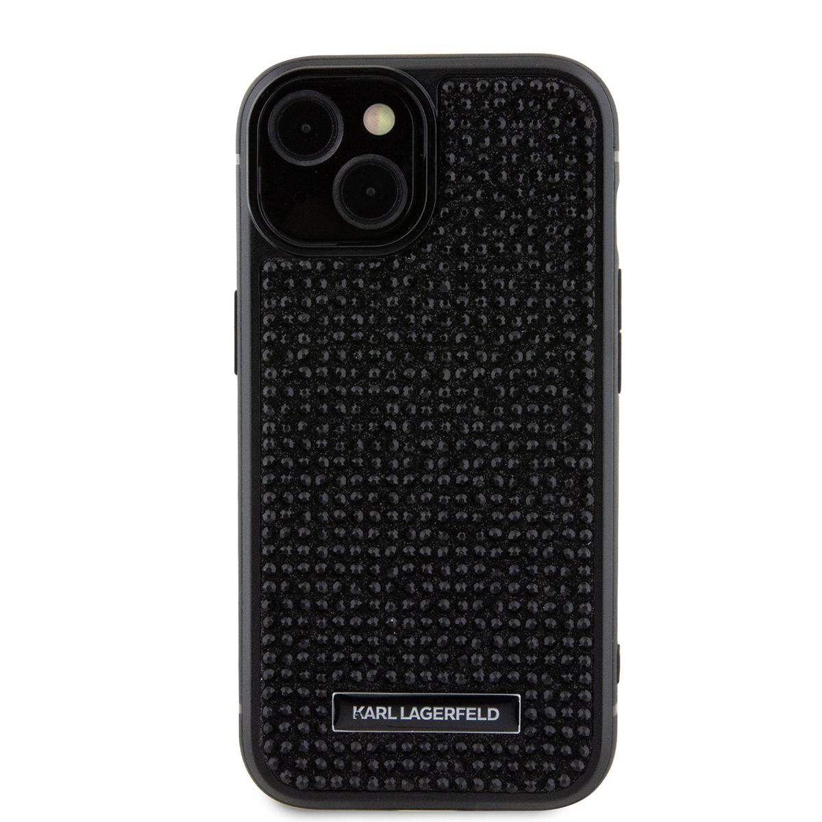 Karl Lagerfeld telefontok iPhone 15-höz, Karl Lagerfeld logó, strassz ...