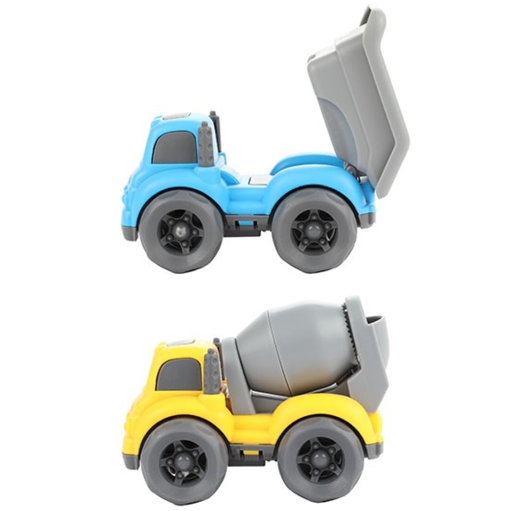 Set 2 masini copii, Plastic, Multicolor - eMAG.ro