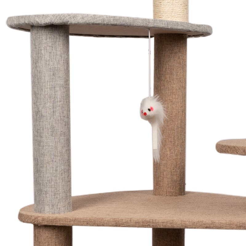 Комплект катерички за котки, Sarsaila, 53x50x118 см - eMAG.bg