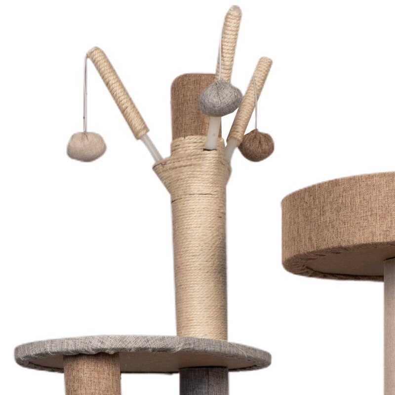 Ansamblu Veverita pentru pisici, Sarsaila, 53x50x145 cm - eMAG.ro