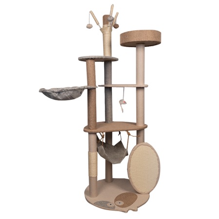 Ansamblu Veverita pentru pisici, Sarsaila, 53x50x145 cm - eMAG.ro