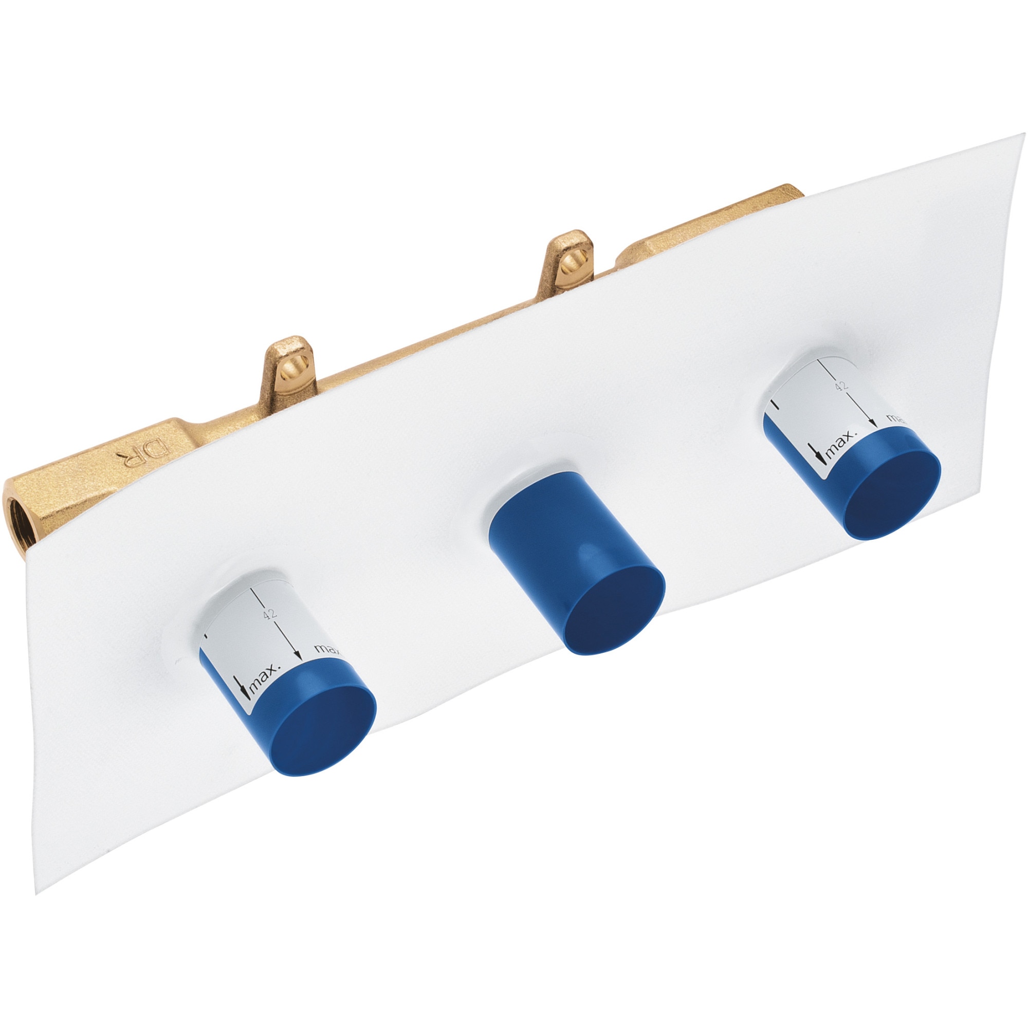 Вентил за вграждане Grohe 29025002, 1/2'', За кран с 3 отвора, Двойно ...