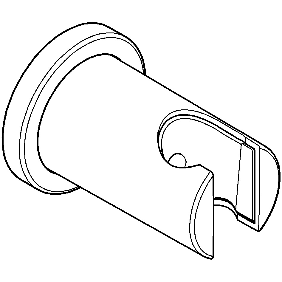 Държач за душ Grohe Rainshower 27074A00, 1/2'', Универсален, Външна ...