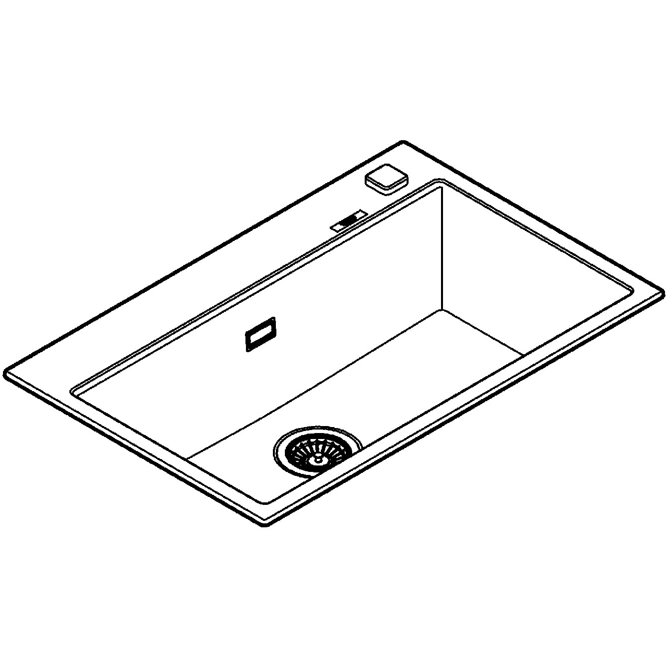 Кухненска мивка Grohe K700 31652AT0, Кварцов композит, 780 x 510 мм ...
