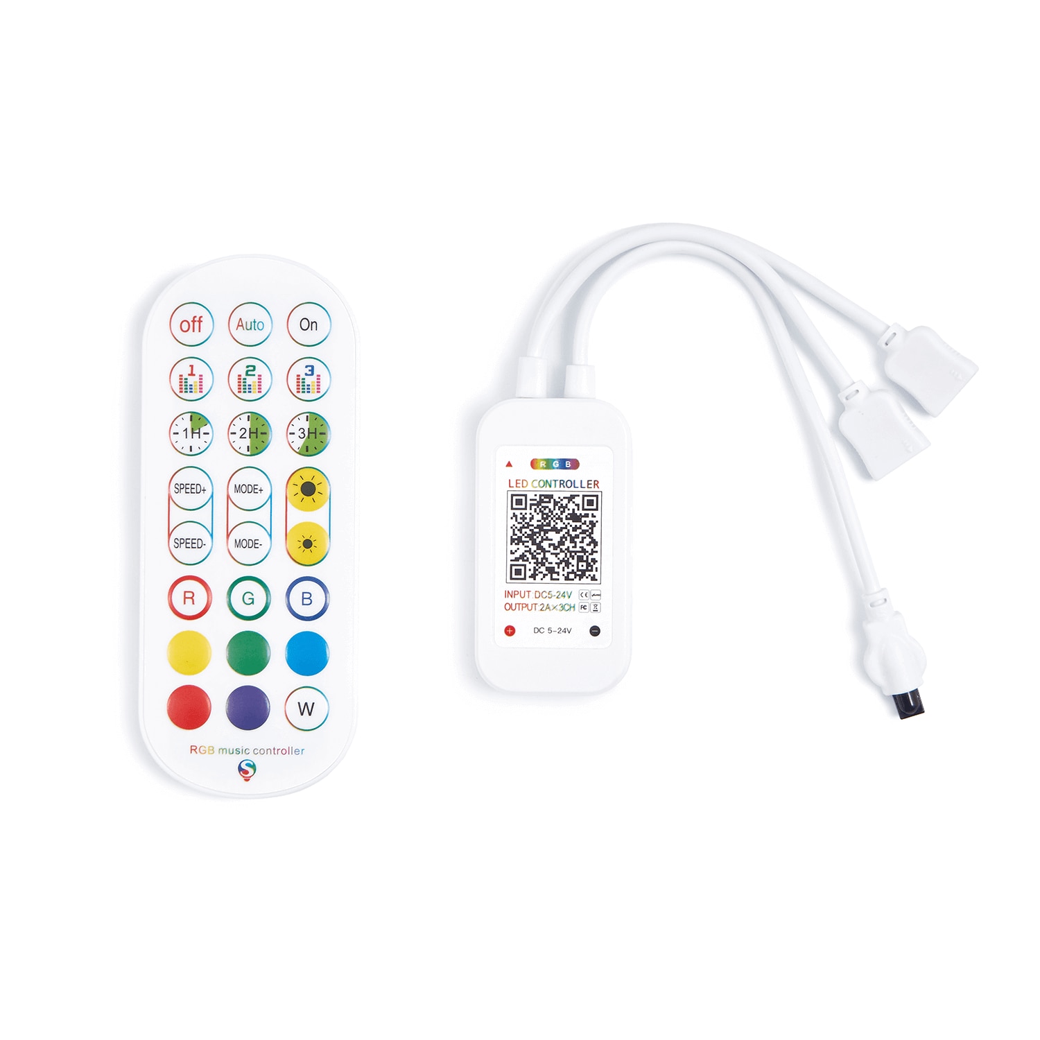 Инфрачервен контролер MH-BLUETOOTH-020 за RGB LED ленти - eMAG.bg