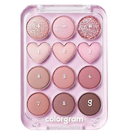 Paleta fard de pleoape, Cologram, 02, Pink Mauve - eMAG.ro