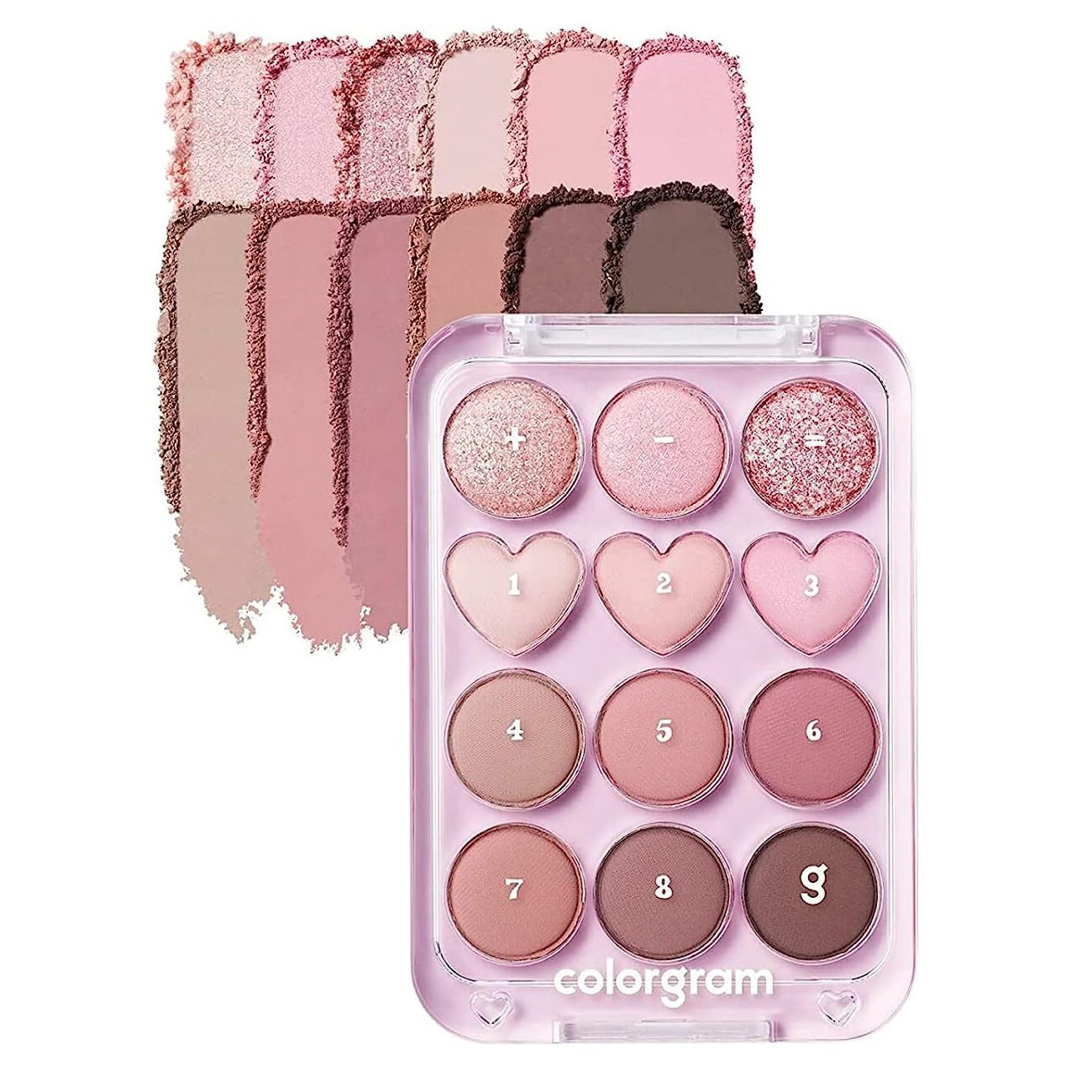 Paleta fard de pleoape, Cologram, 02, Pink Mauve - eMAG.ro