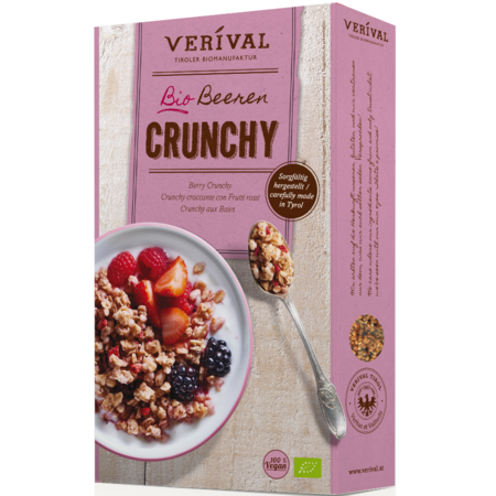 Cereale Crunchy cu fructe de padure Verival Bio, 375g - eMAG.ro