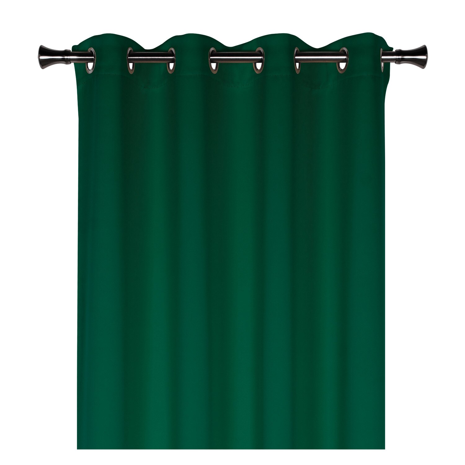Draperie cu inele Blackout Splendid, 140x260 cm, poliester 100%, verde ...