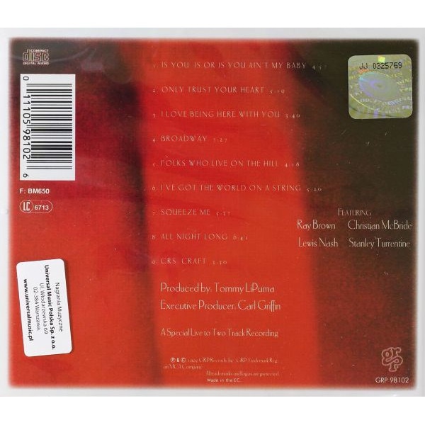 Diana Krall: Only Trust Your Heart [CD] - eMAG.bg