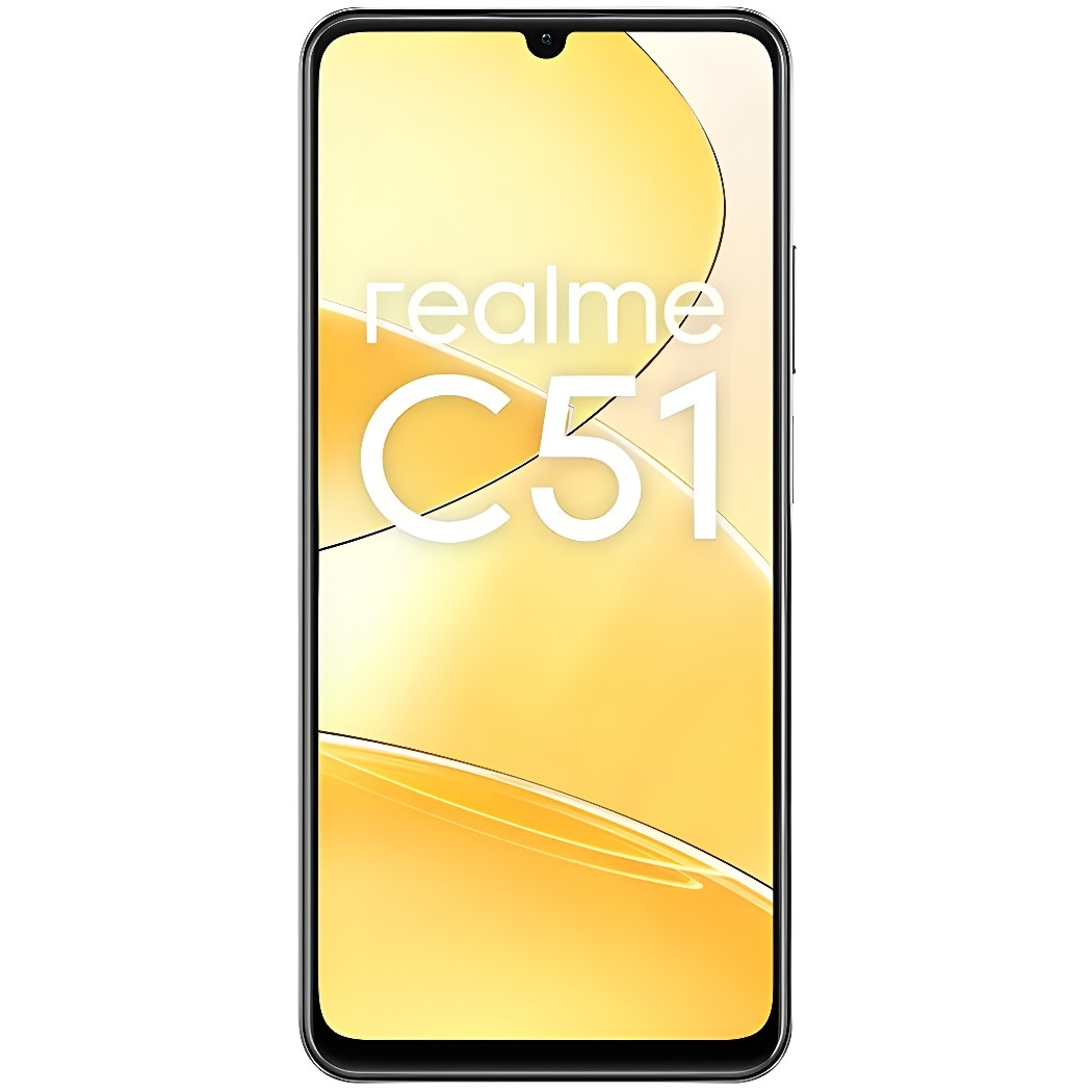 Telefon mobil Realme C51, Dual SIM, 128GB, 4GB RAM, 4G, Carbon Black ...