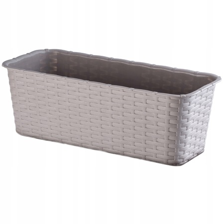 Ghiveci balcon, Kadax, 40 cm, Caramel - eMAG.ro