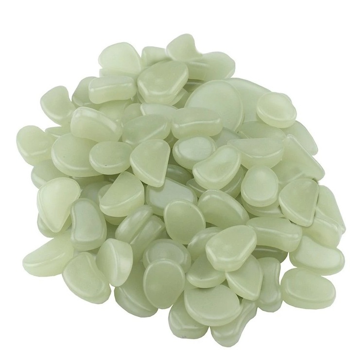 Pietricele decorative fosforescente, PROCART, translucide care ...