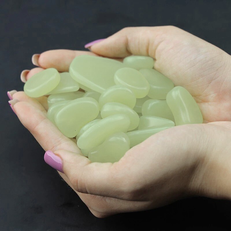 Pietricele decorative fosforescente, PROCART, translucide care ...