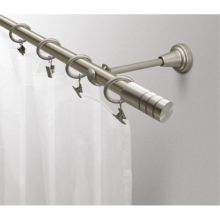 Tija pentru perdea, Gardinia, Metal, 19 mm, 160 cm, Argintiu - eMAG.ro