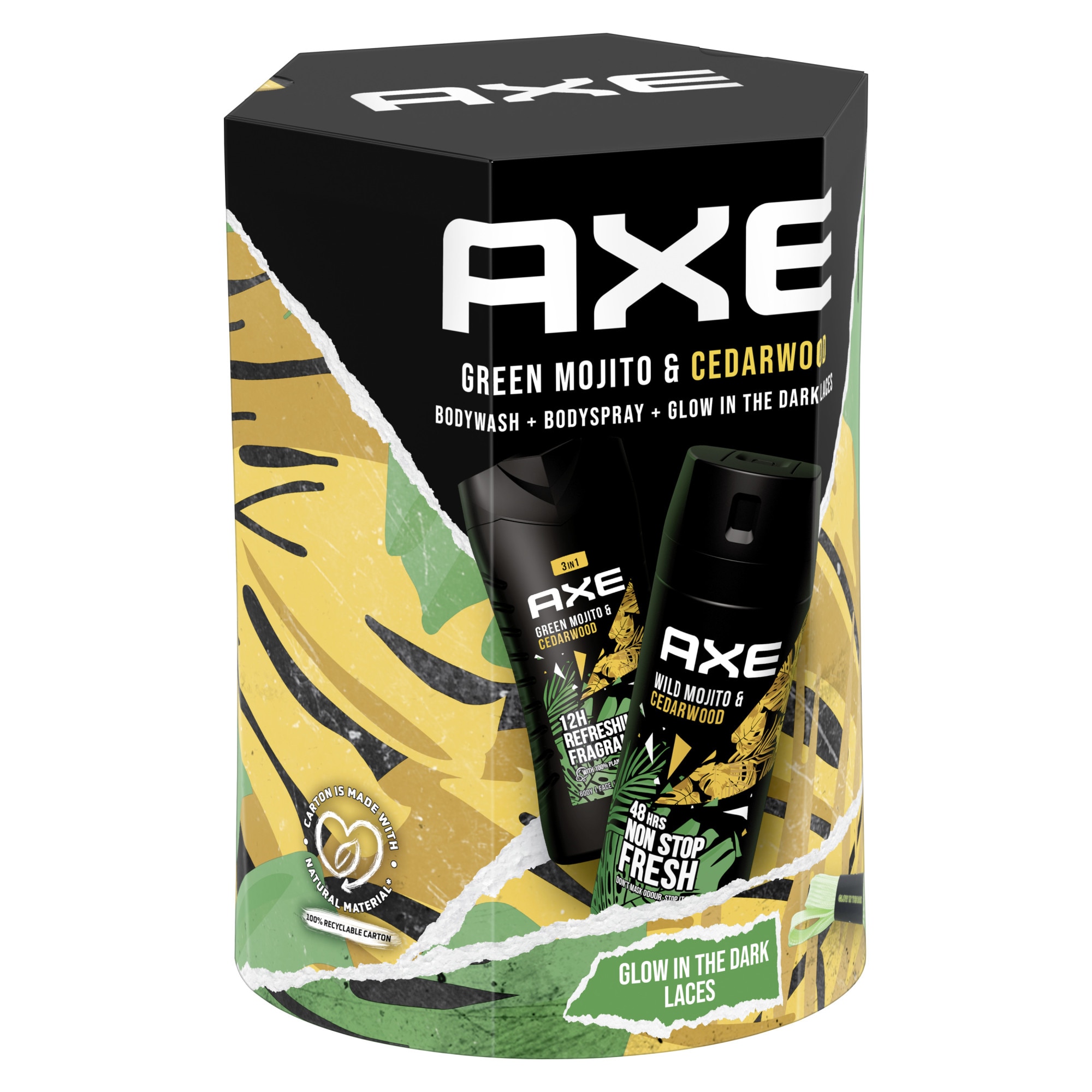 Axe Green Mojito&Cedarwood ajándékcsomag világító cipőfűzővel - eMAG.hu