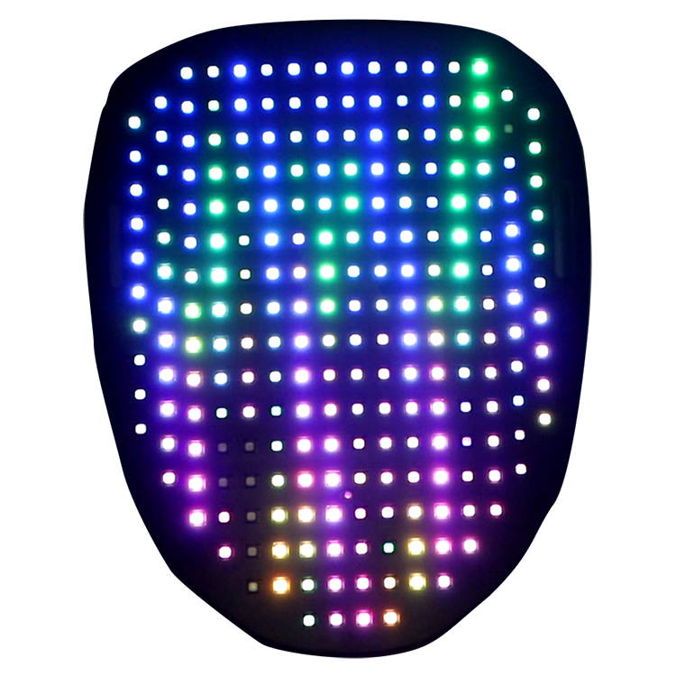 Masca LED RGB inteligenta cu 50 de imagini, schimbare imagine prin ...