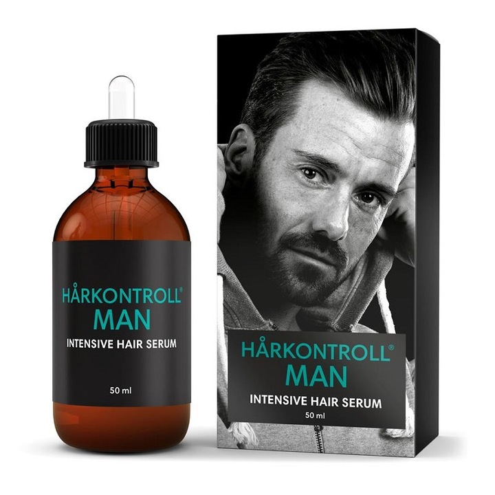 Ser par Harkontroll Man Intensive Hair Serum, 50ml - eMAG.ro