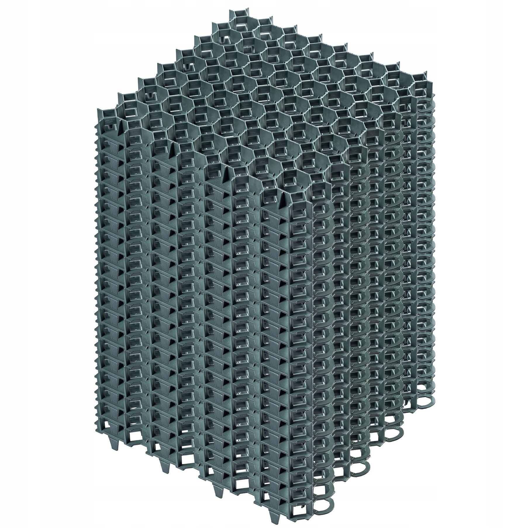 Set 20 grile gazon, Kadax, Plastic, 50x50cm, Verde - eMAG.ro